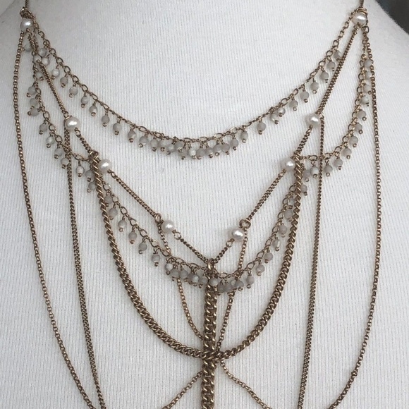 Chan Luu | Jewelry | New Auth Chan Luu Mop White Baroque Pearl Draped M ...